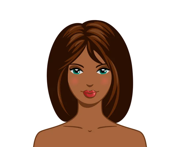 Young African American Woman — Stock Vector © Vgorbash 37536209