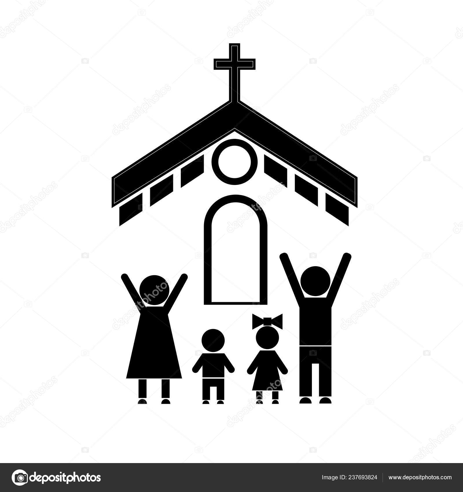 Family Of Four Stick Figure