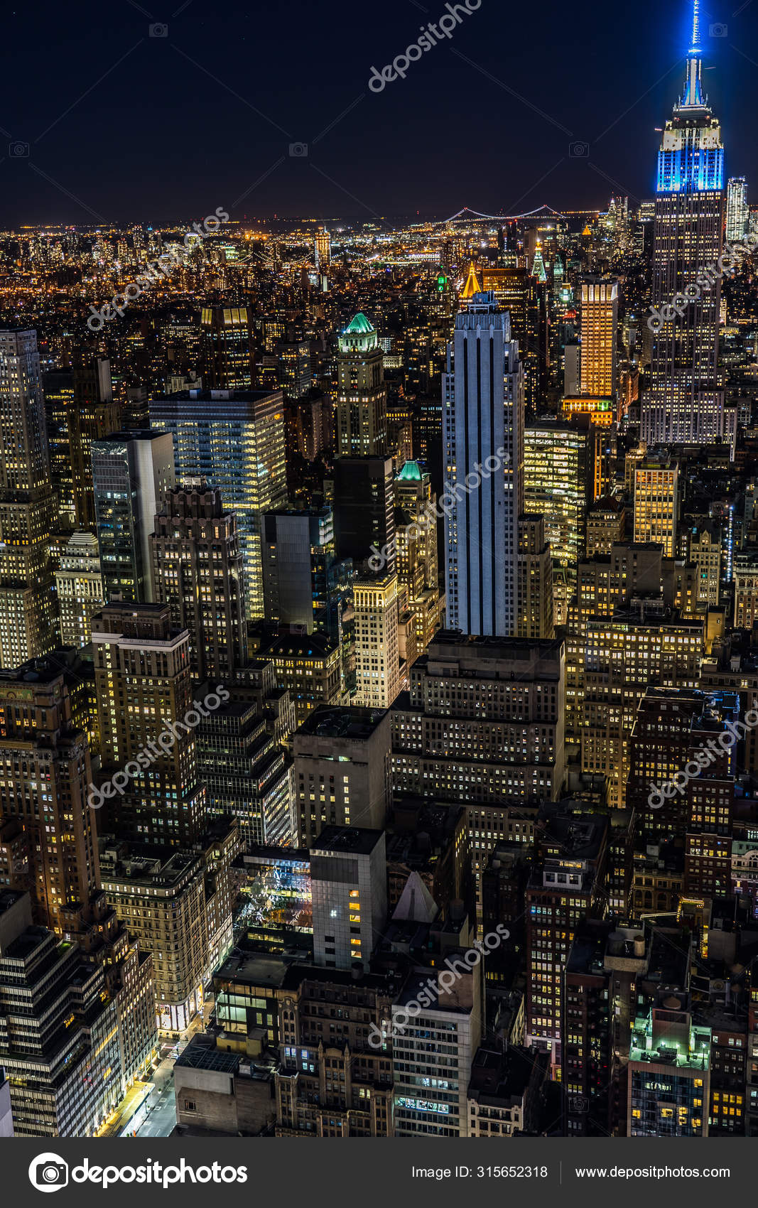 Top Of The Rock Observation Deck Night
