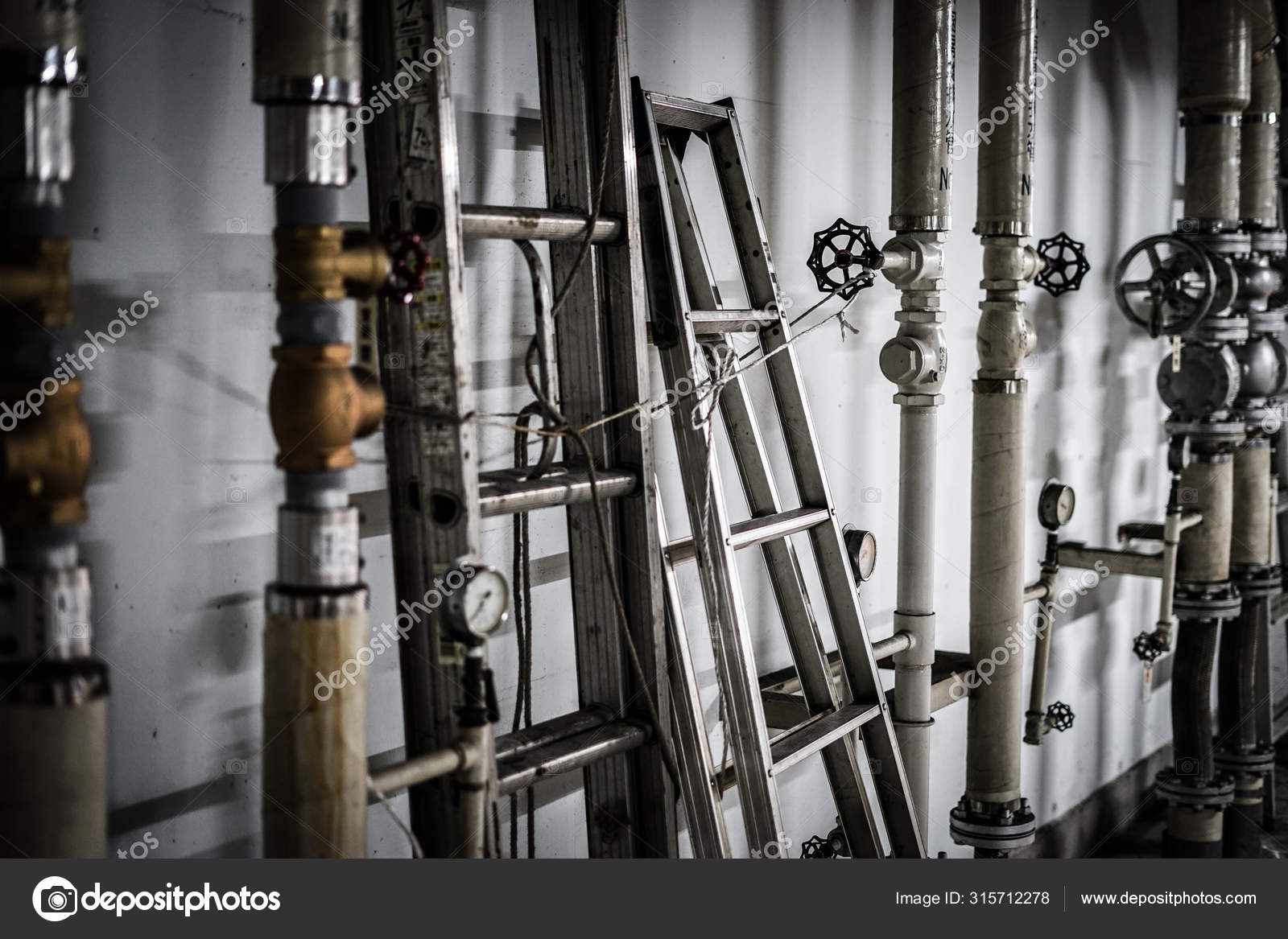 Image Plant Piping — Stock Photo © kanzilyou #315712278