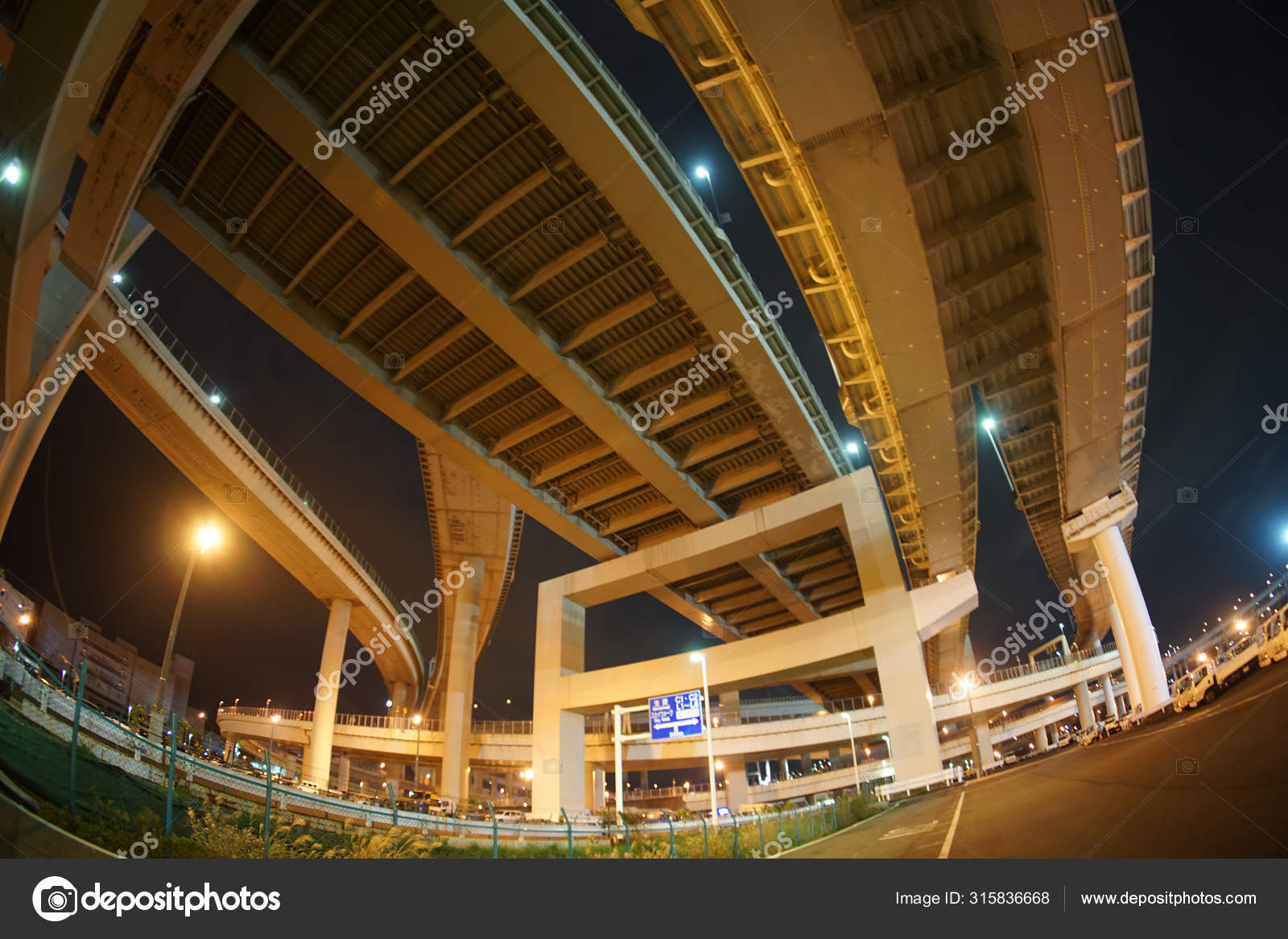 Bayshore Route Daikoku Junction Tsurumi Yokohama City – Stock Editorial ...