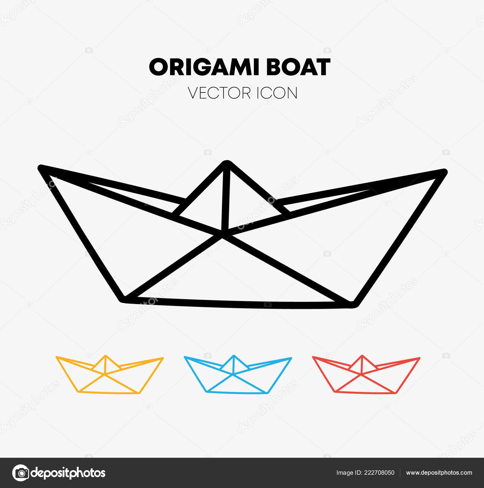 Paper Boat Icon