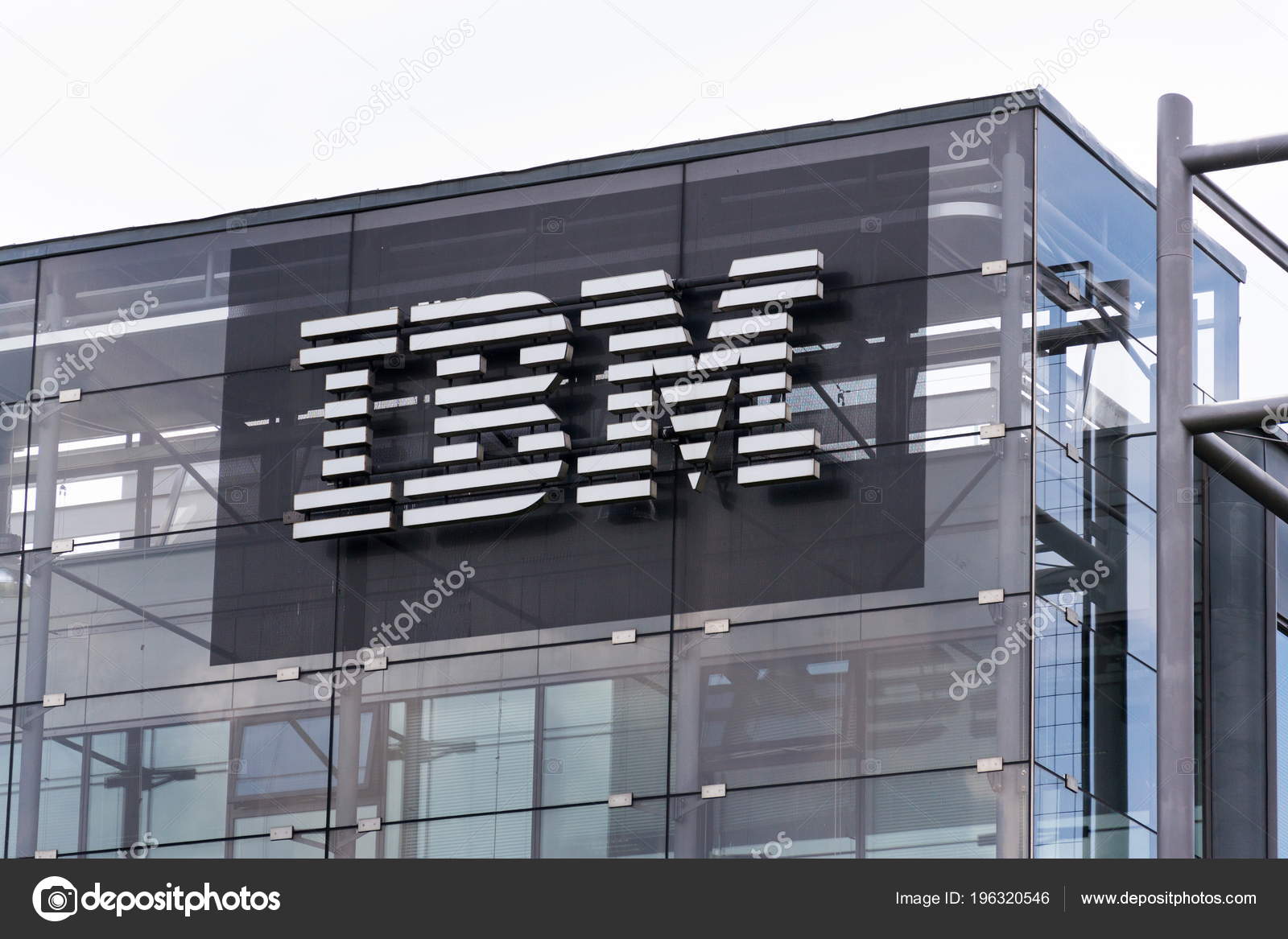Prague Czech Republic May 2018 Ibm Company Logo Headquarters Building ...