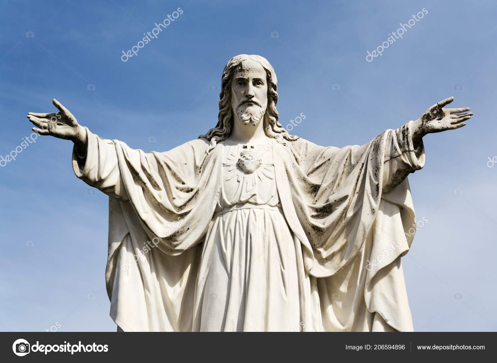 Jesus open arms statue | Jesus Christ Open Arms Statue Front Pilgrimage ...