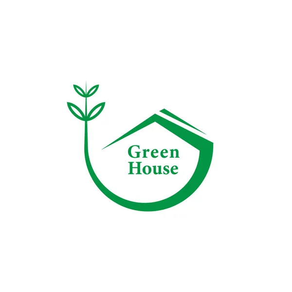100,000 House green logo Vector Images | Depositphotos