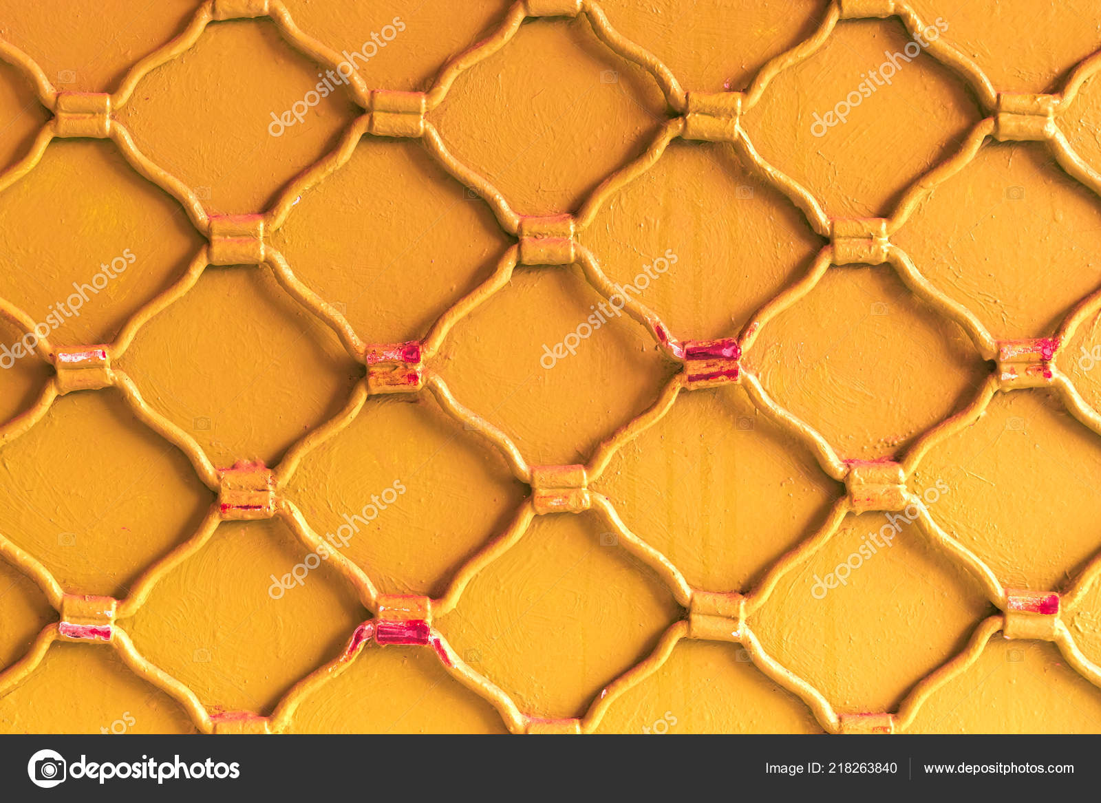 Orange Metal Grid Background Texture Stock Photo by ©watman 218263840