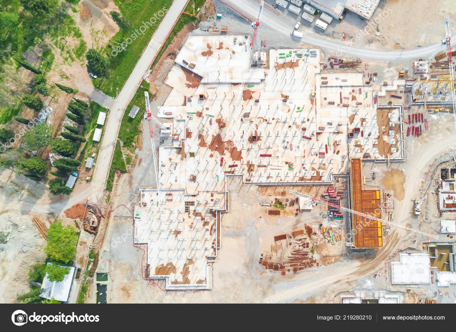Top View Construction Site Stock Photo by ©watman 219280210