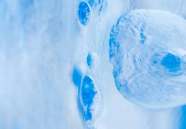 Blue Ice Bubbles Background — Stock Photo © watman #220415154