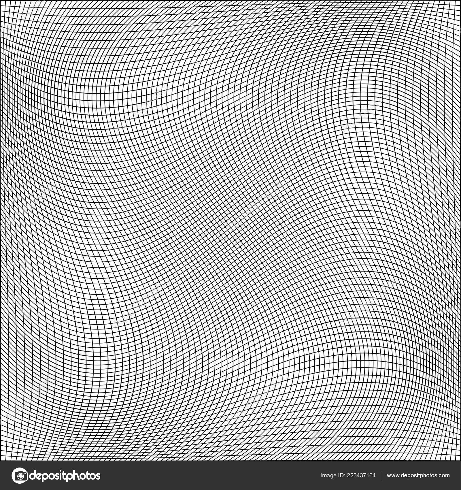 Background Curved Grid Vector Illustration Mesh Pattern Abstract ...
