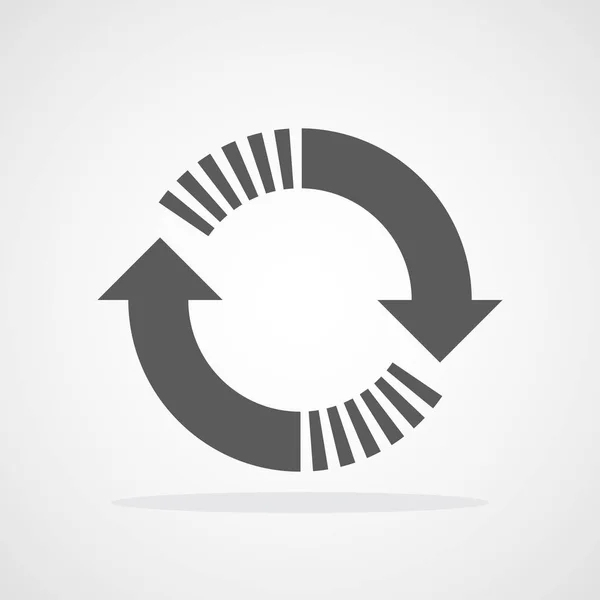 Refresh icon - vector illustration. Stock Vector by ©chekman1 104144484