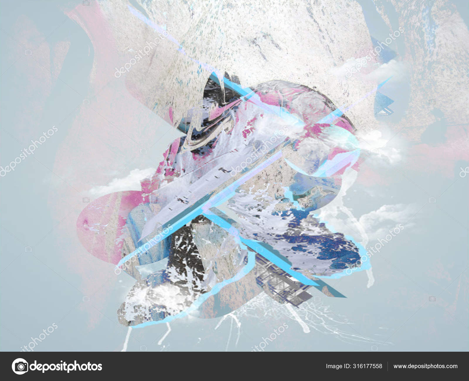 Inusual Luz Azul Abstracto Fondo: fotografía de stock © Kaprotoshka ...