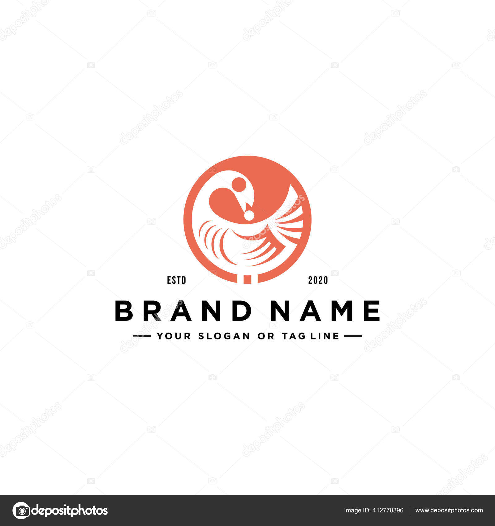 Sankofa Logo Design Vector Template Stock Vector Image by ©UDZA #412778396