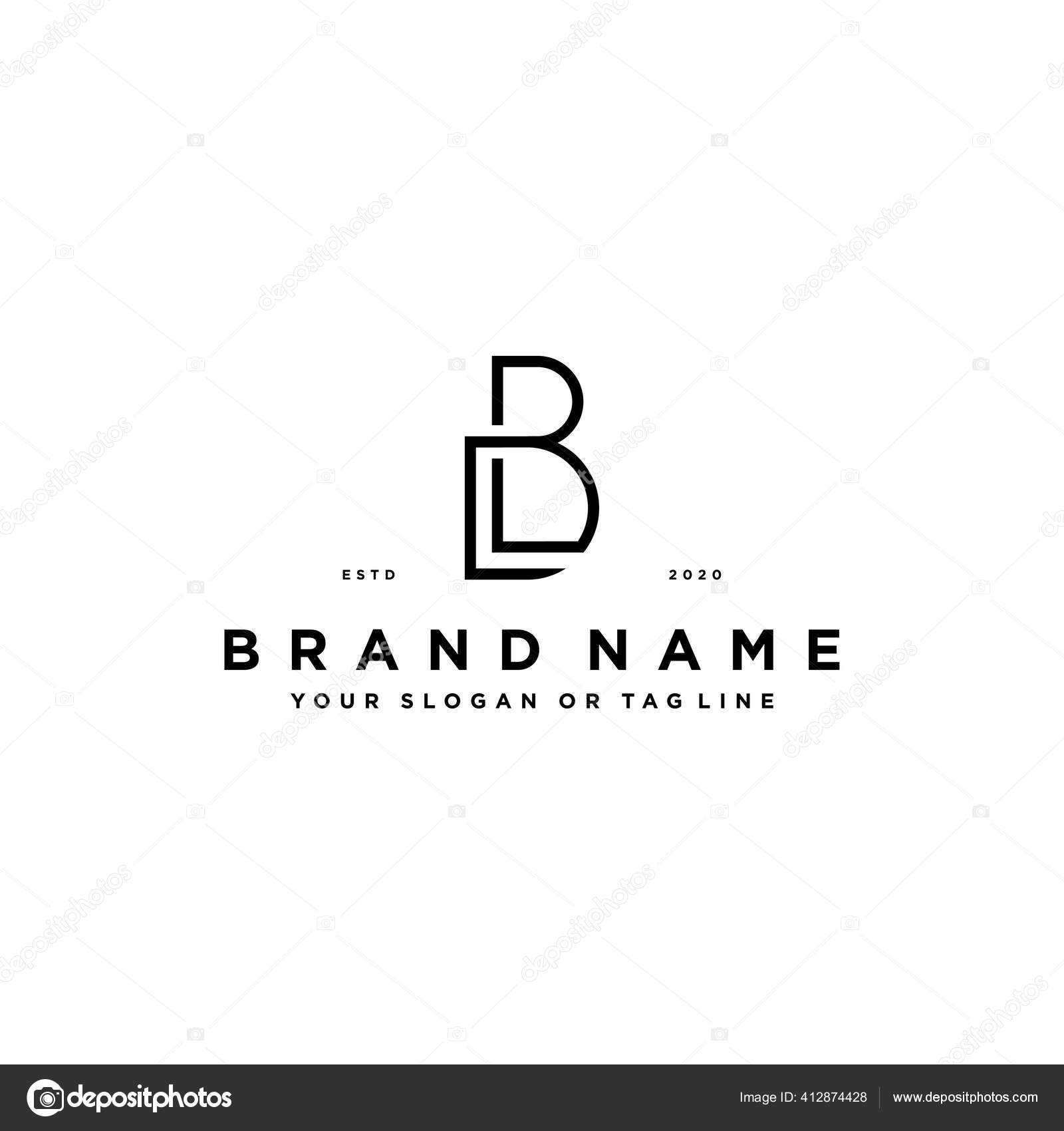 Letra Logotipo Diseño Vector Plantilla Vector de Stock de ©UDZA 412874428