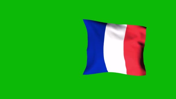 France Flag Waving Green Screen — Stock Video © plussizefashion2019 ...