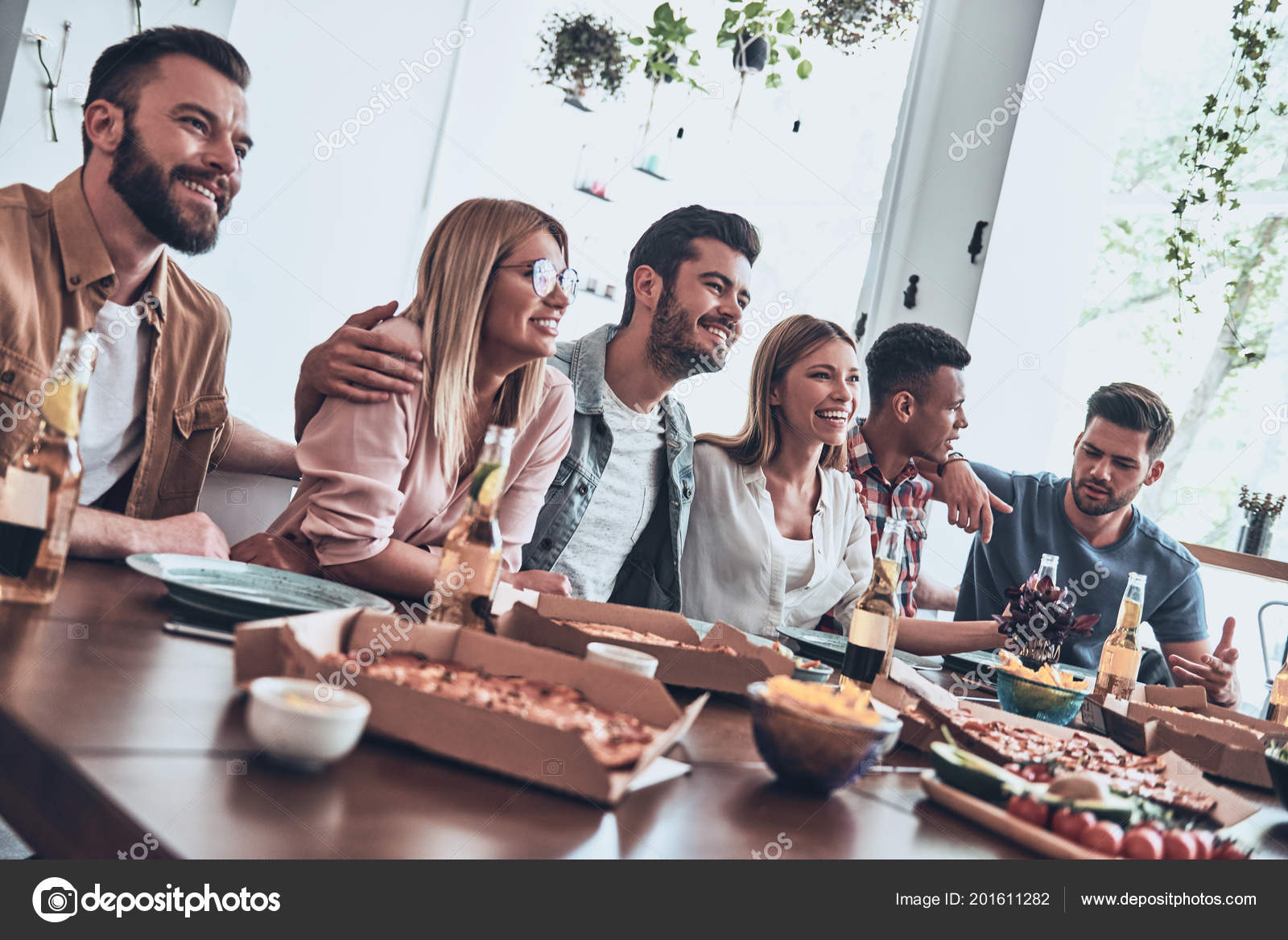 Casual Dinner Party With Friends