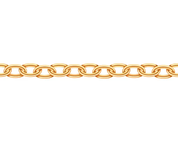 Golden chain seamless texture. Realistic gold chains link isolat ...