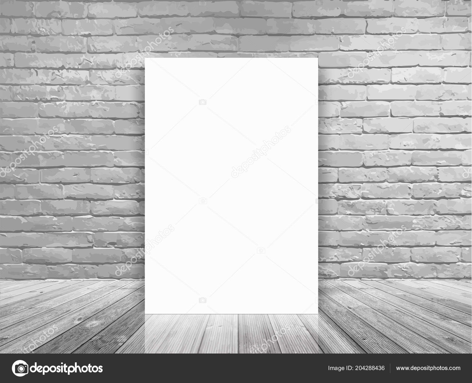 Blank Brick Wall Template