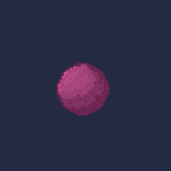 Planet. Pixel art. Old school computer graphic. 8 bit video game. Game ...