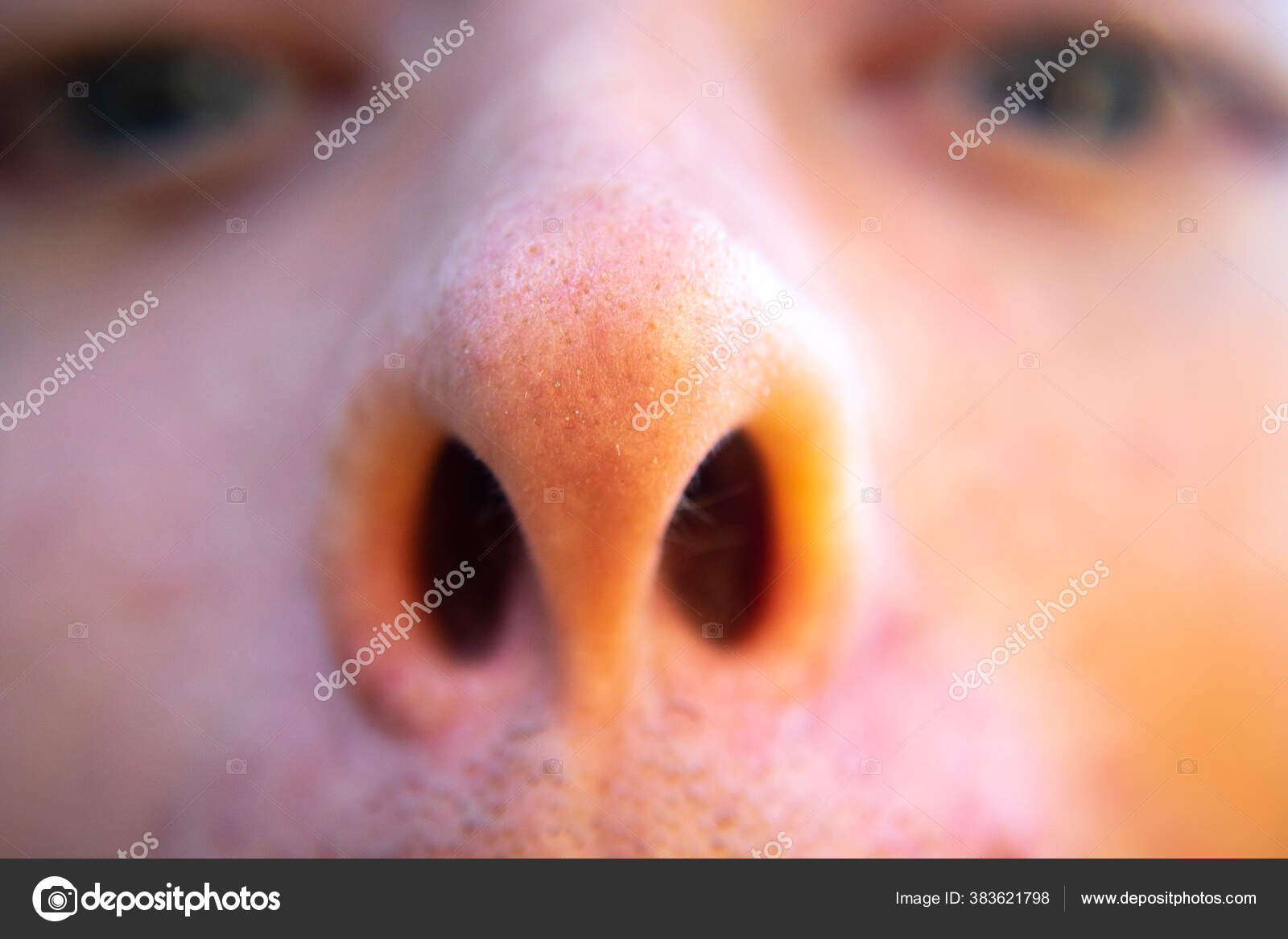 Human Nose Close Up