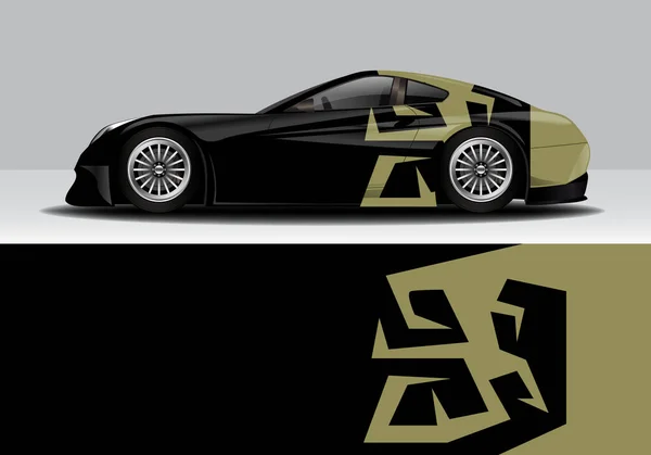 Modern Sporty Abstract Car Wrap, Auto Sticker - Stock Image - Everypixel