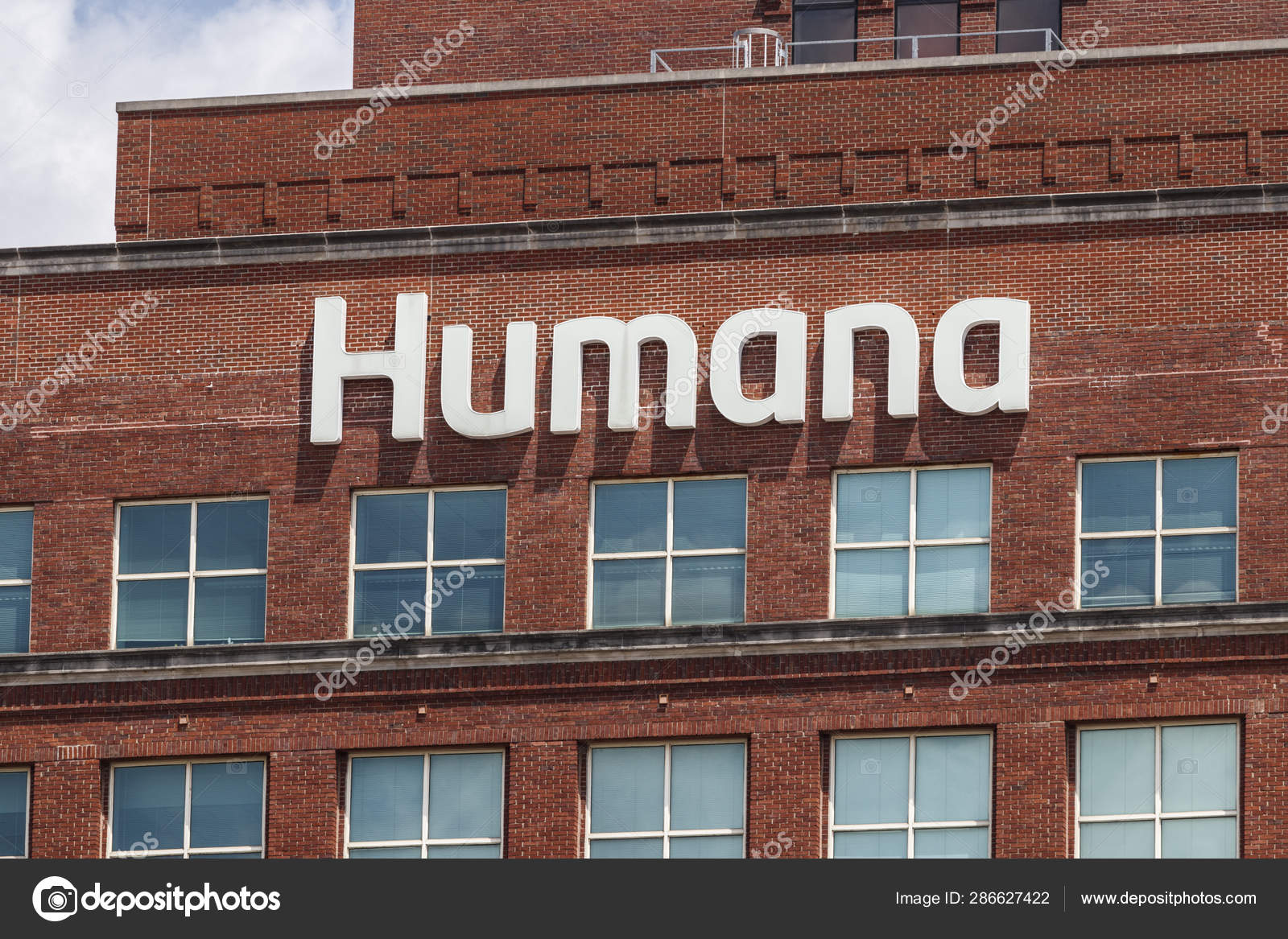 Louisville - Circa July 2019: Humana corporate headquarters. Humana ...