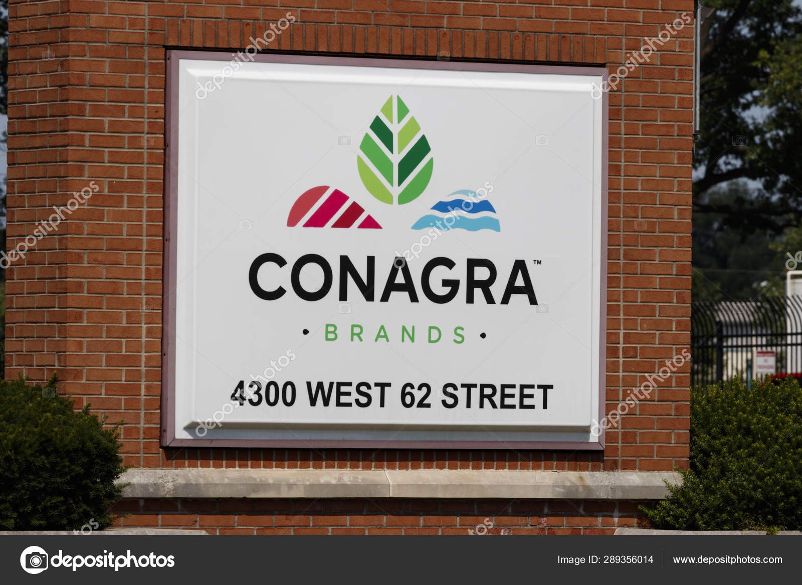 Indianapolis - Circa July 2019: ConAgra Brands manufacturing plant ...