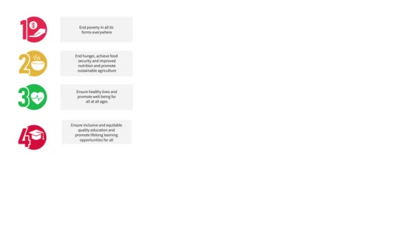 Infographic presentation diagram steps arrows — Stock Video © yupiramos ...