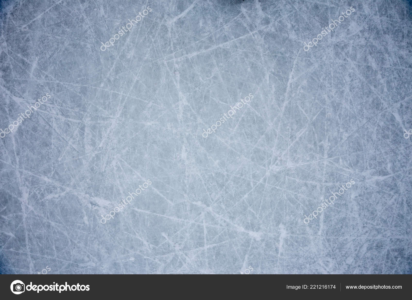 Ice rink surface texture background with scratches Stock Photo by ...