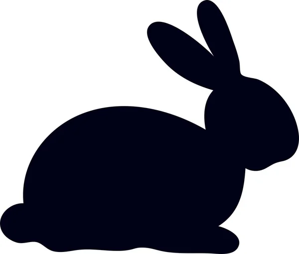 Sitting Rabbit Silhouette