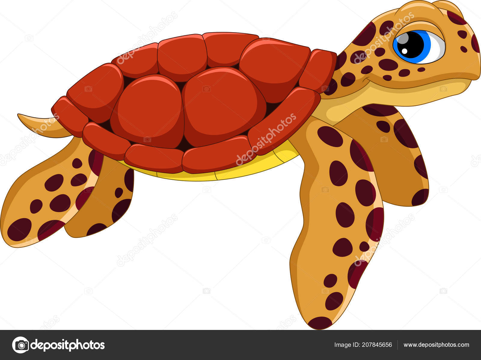 Cute Animated Sea Turtles