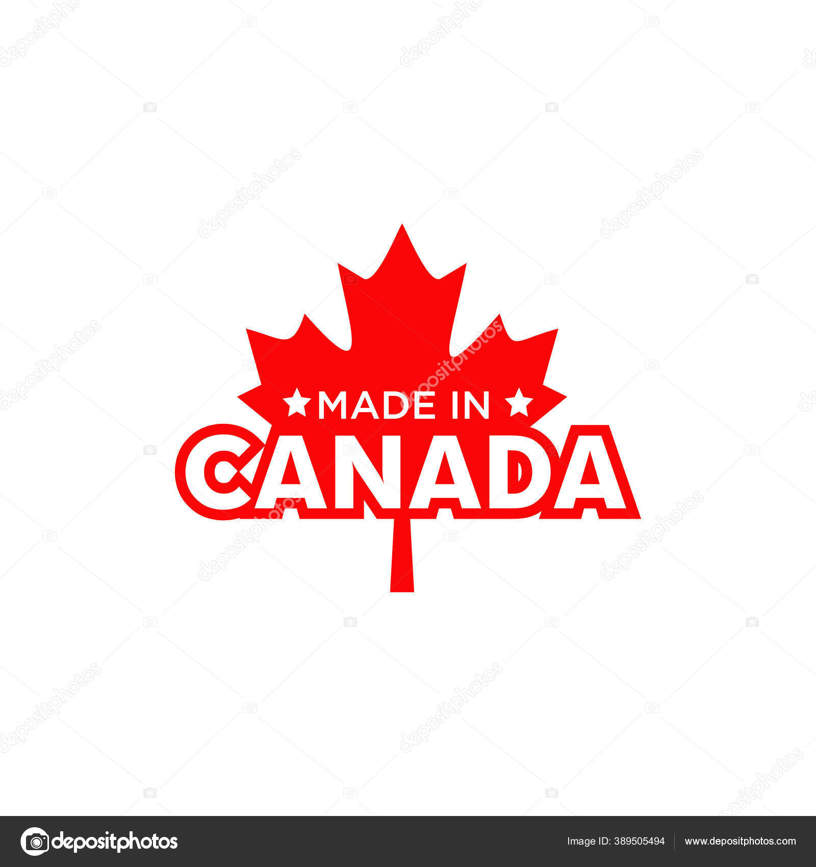 Made In Canada Logo Vector