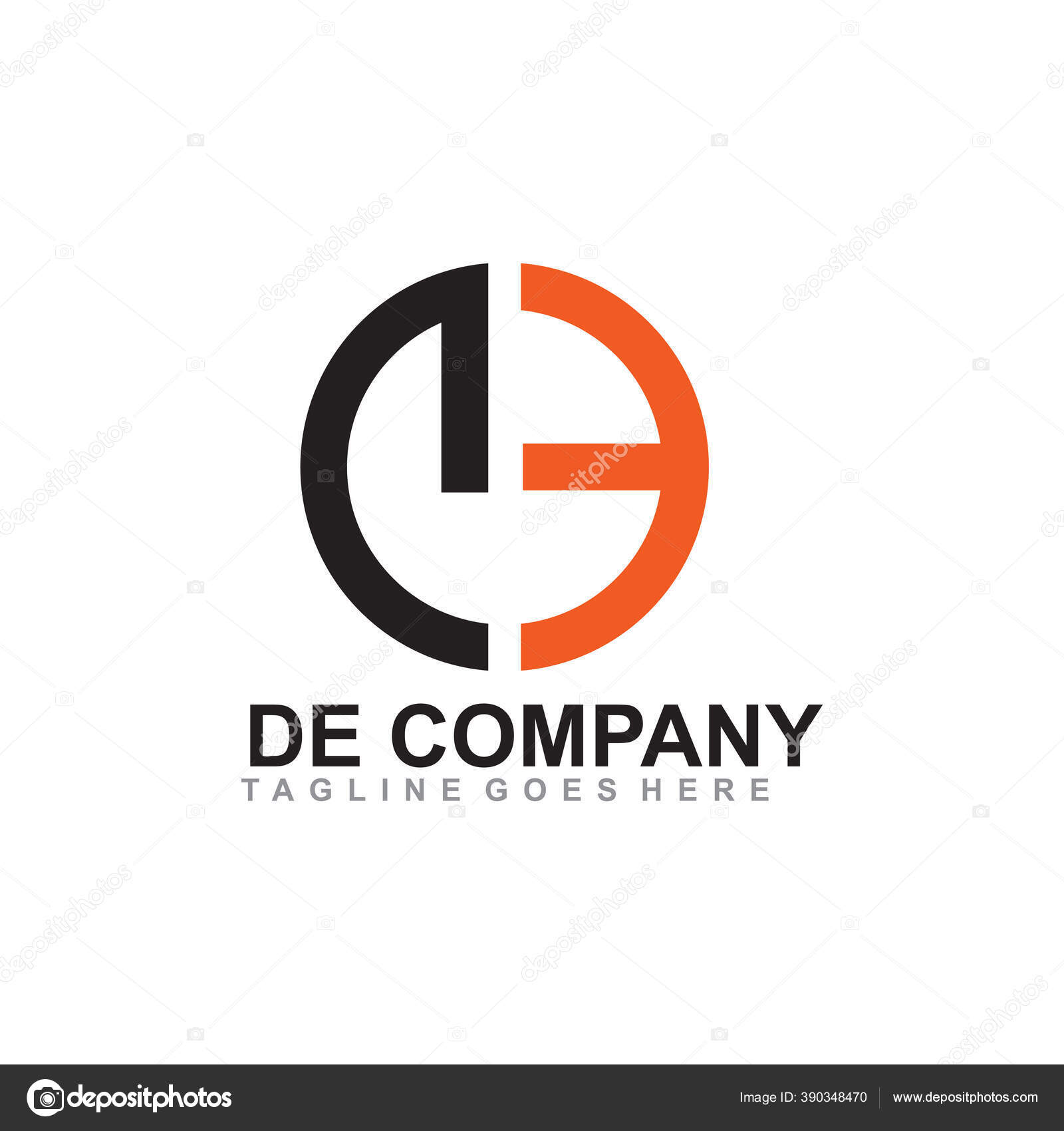 Plantilla Vector Diseño Logotipo Inicial Letra Vector de stock por ...