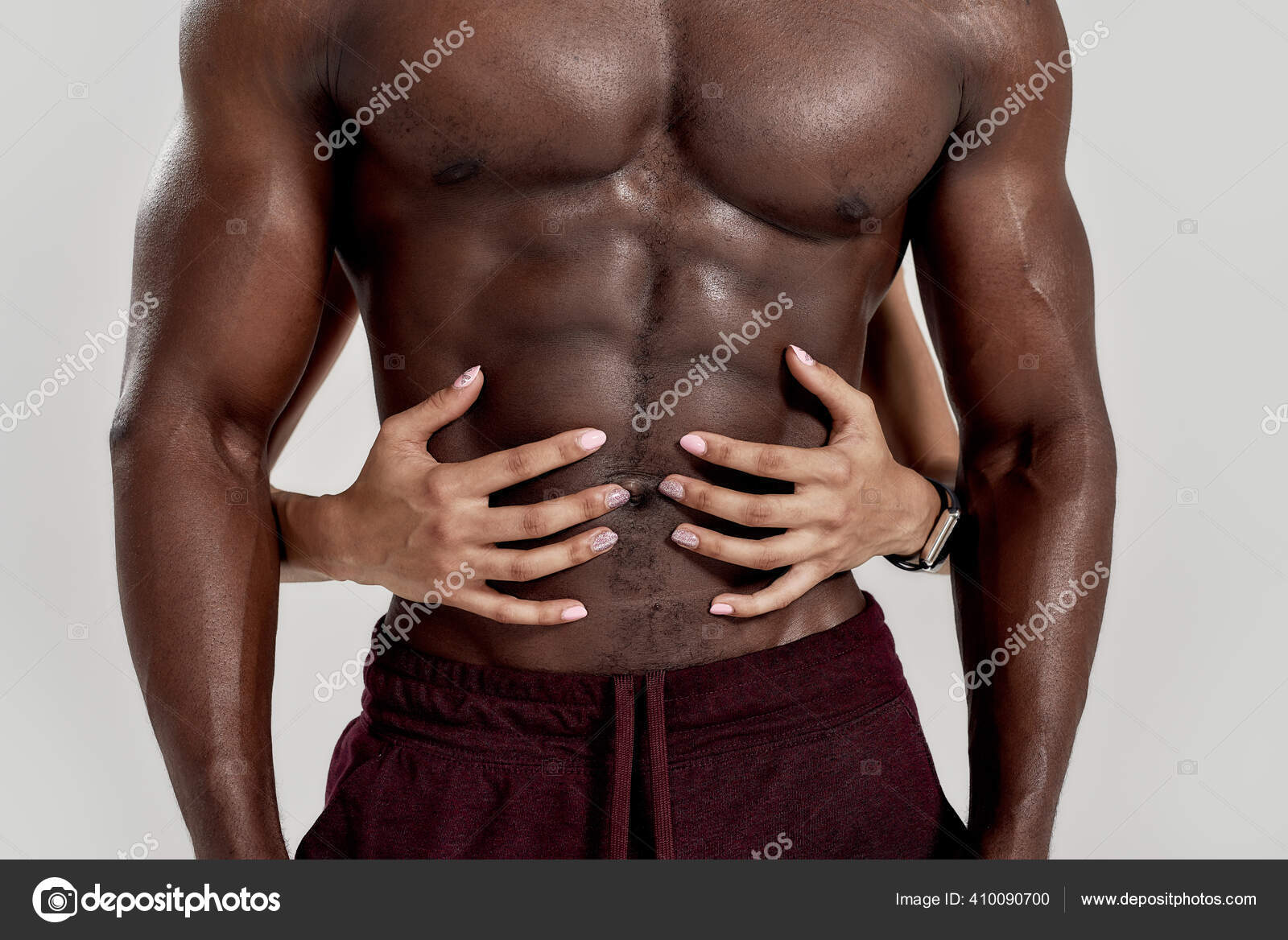 African American Female Abs