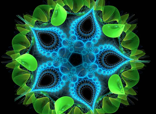 Abstract fractal patterns and shapes. Fractal texture. The colors in ...