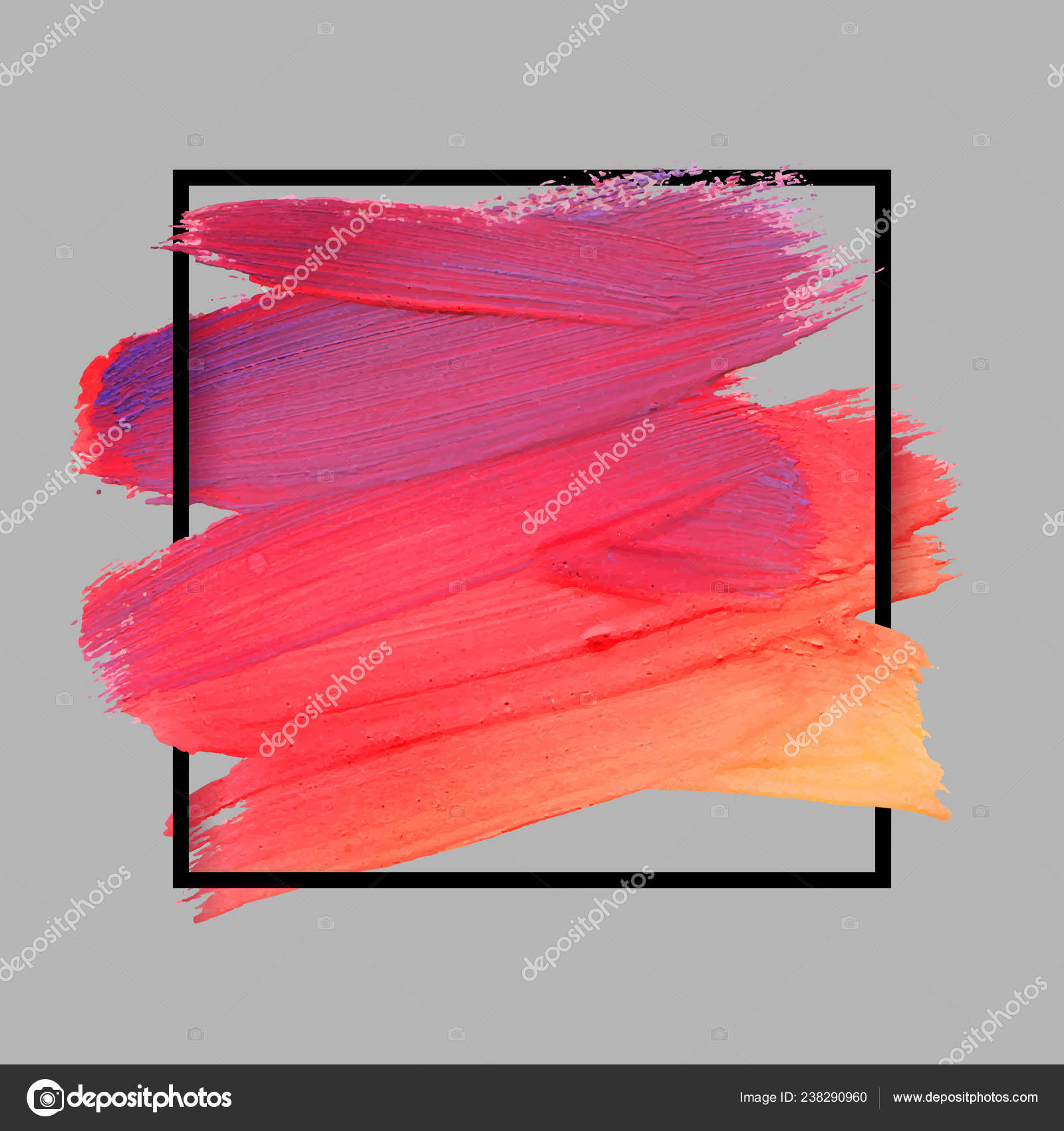 Craft Label Brush Stroke Backgrounds Paints Tags Stamps Design Painted ...