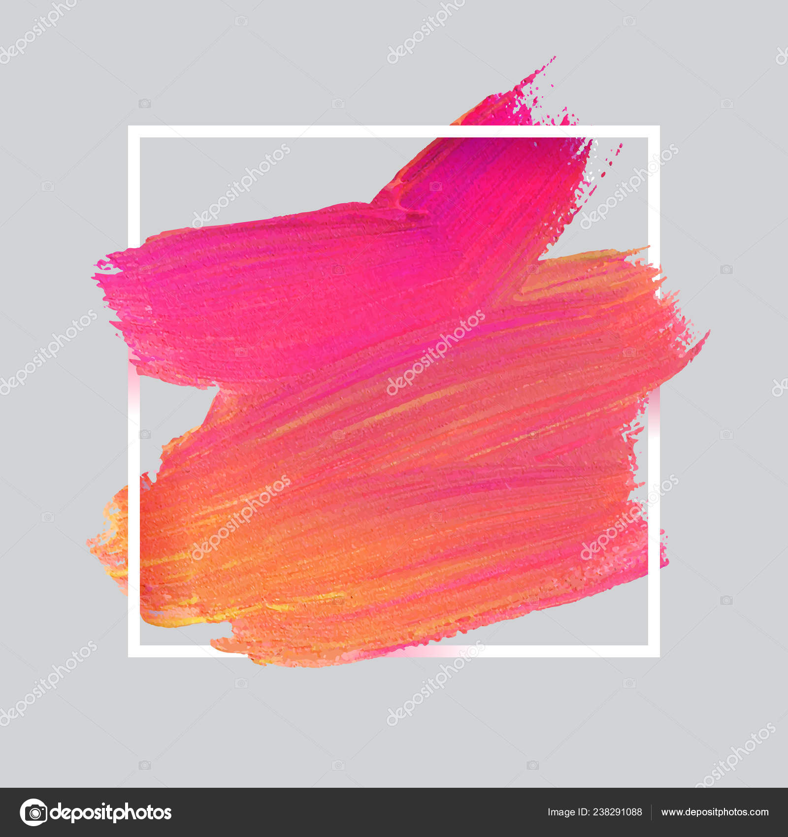 Craft Label Brush Stroke Backgrounds Paints Tags Stamps Design Painted ...