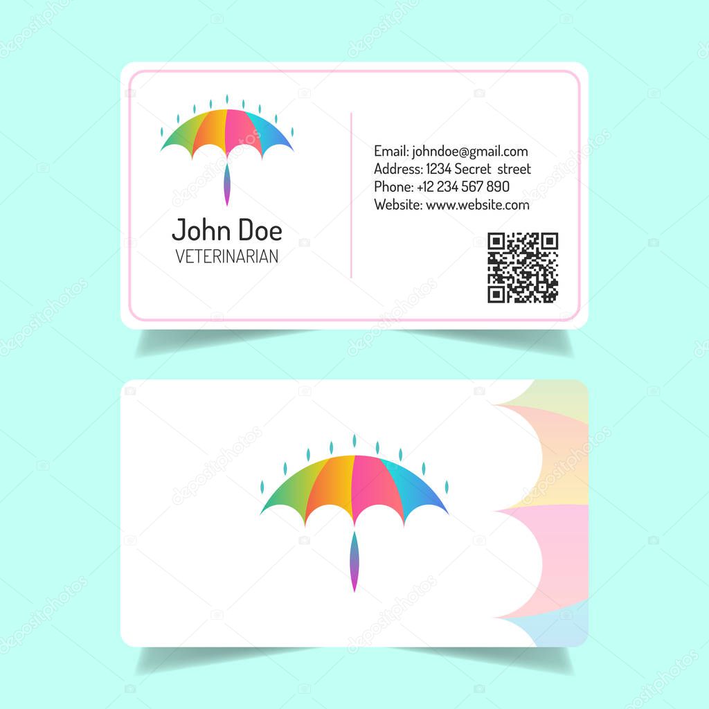 Umbrella Place name card template .svg .dxf .eps .pdf .png Invitations ...
