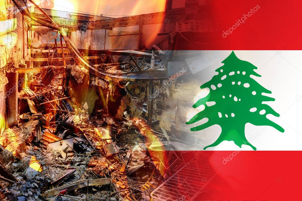 Rezar Por Beirut Líbano Explosión Tragedia Después De La Trágica