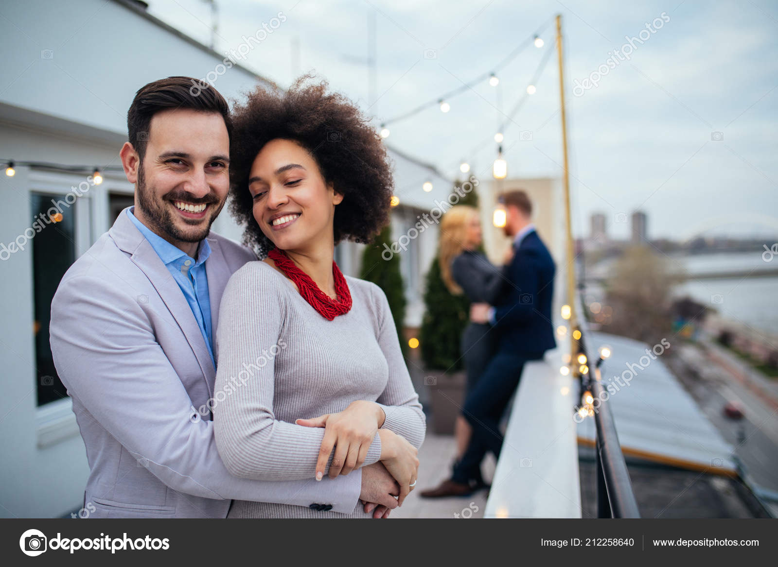 Photo Two Young Couple Bonding — Stock Photo © bernardbodo #212258640
