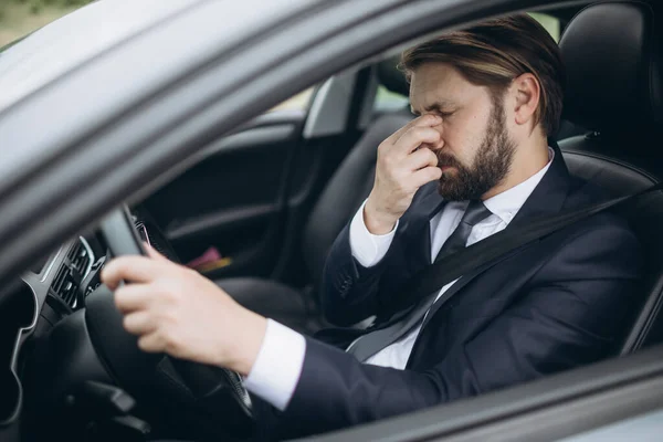 Sad man in car Stock Photos, Royalty Free Sad man in car Images ...
