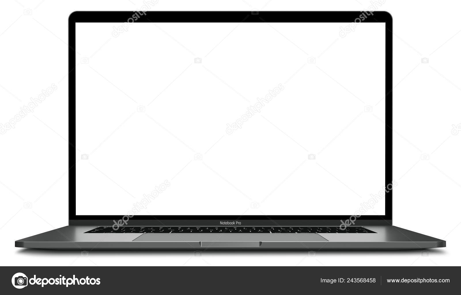 Laptop Blank Screen Mockup Template — Stock Photo © guteksk7 #243568458