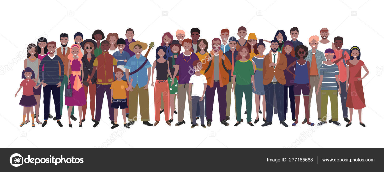 Different Ethnic Groups Together