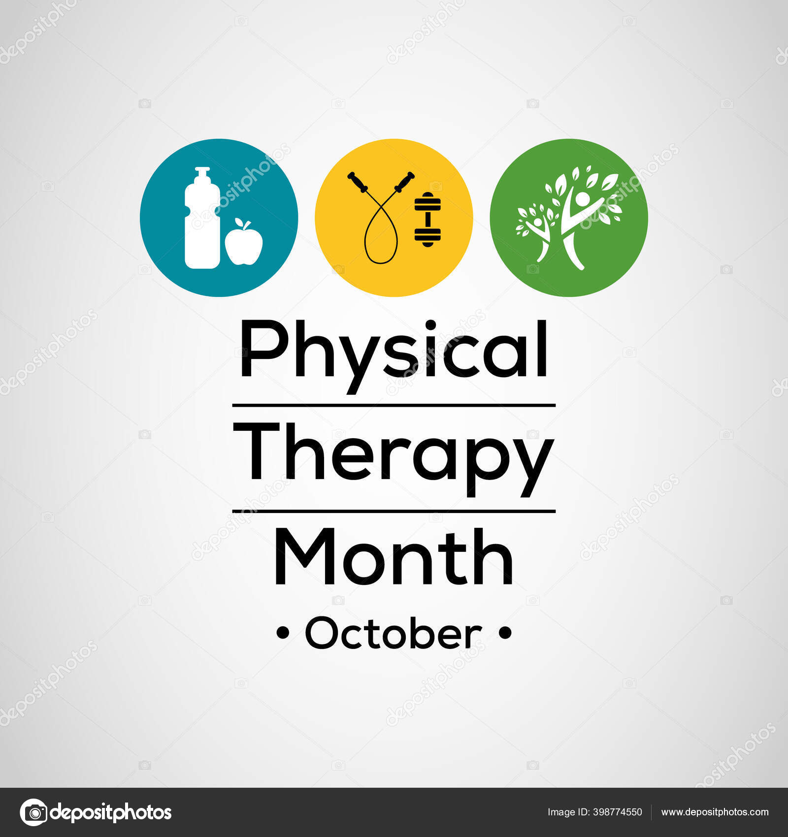 National Physical Therapy Month Logo