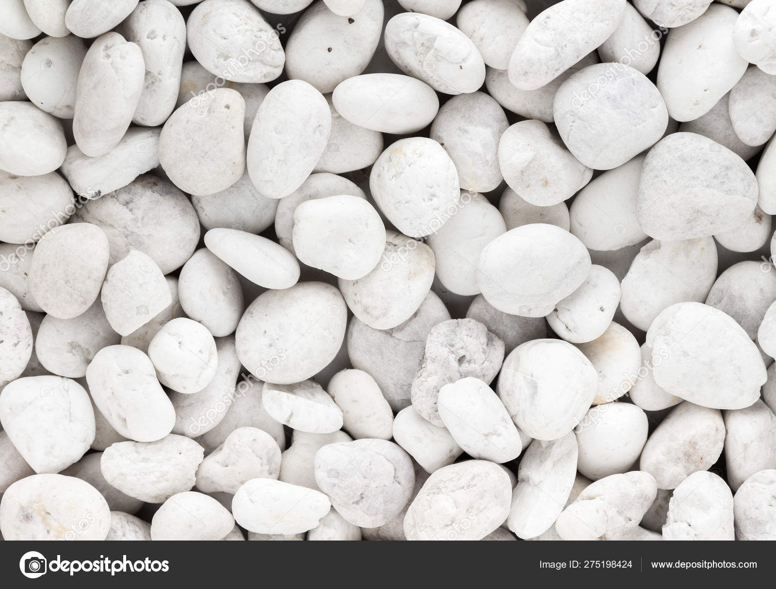 White Pebbles Stone Texture Background Stock Photo by ©tendo23 275198424