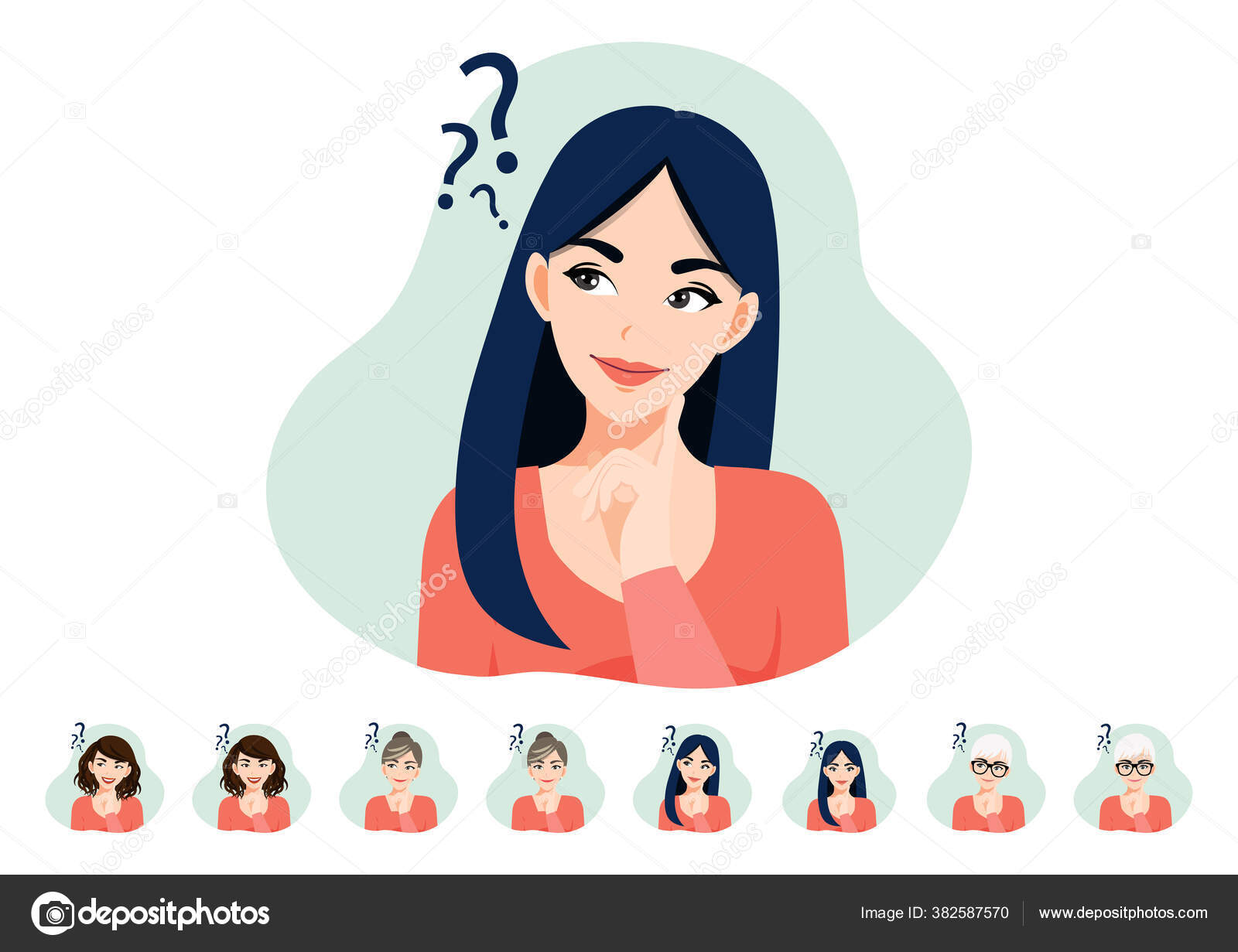 Questioning Face Cartoon