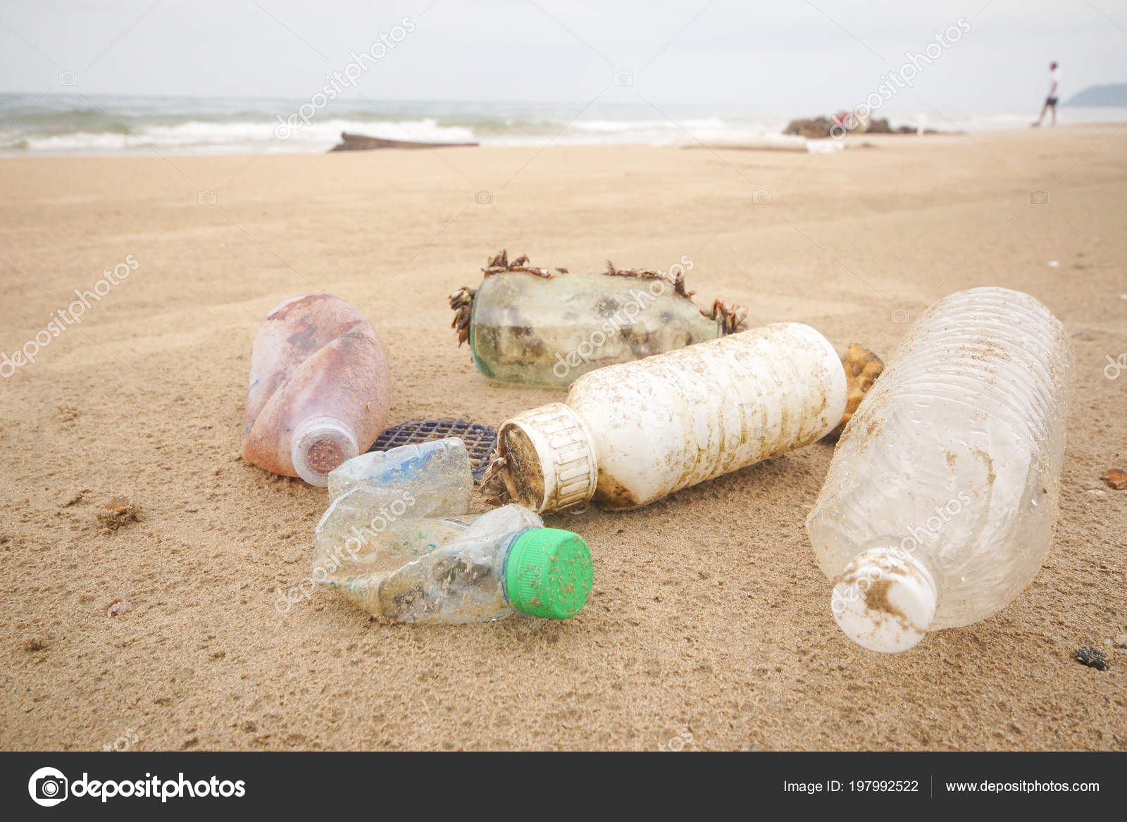 Garbage Sea Affecting Marine Lives Environmental Problem Concept Stock ...