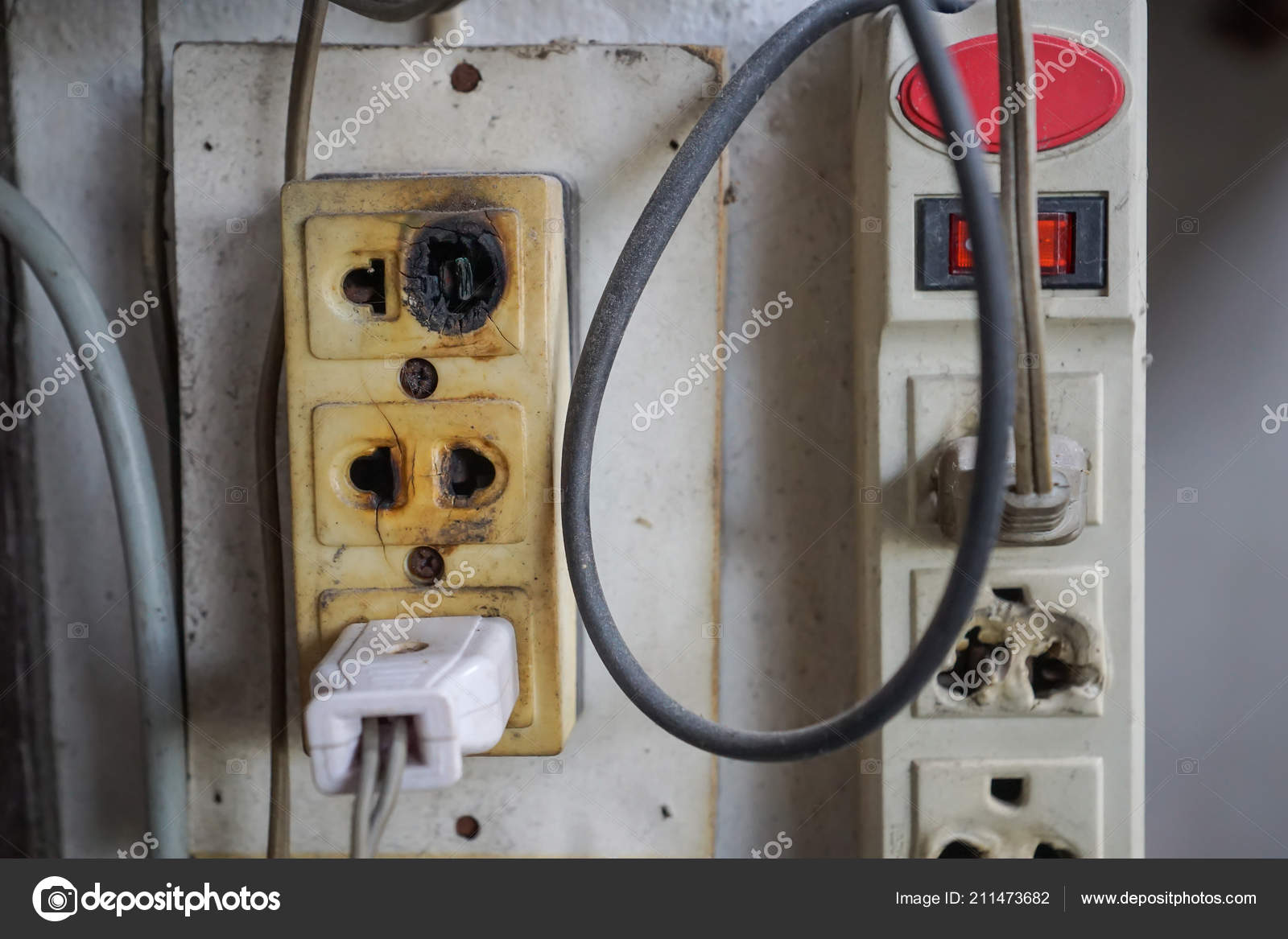 Damaged Electrical Plug