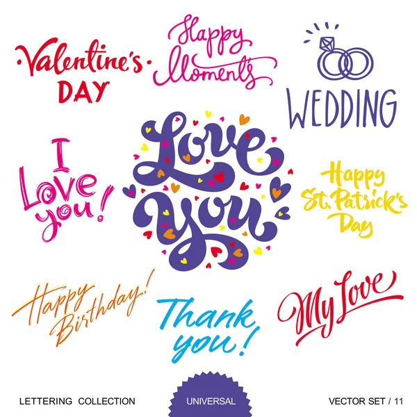 Greetings Lettering Set Scalable Editable Vector Illustration Eps ...