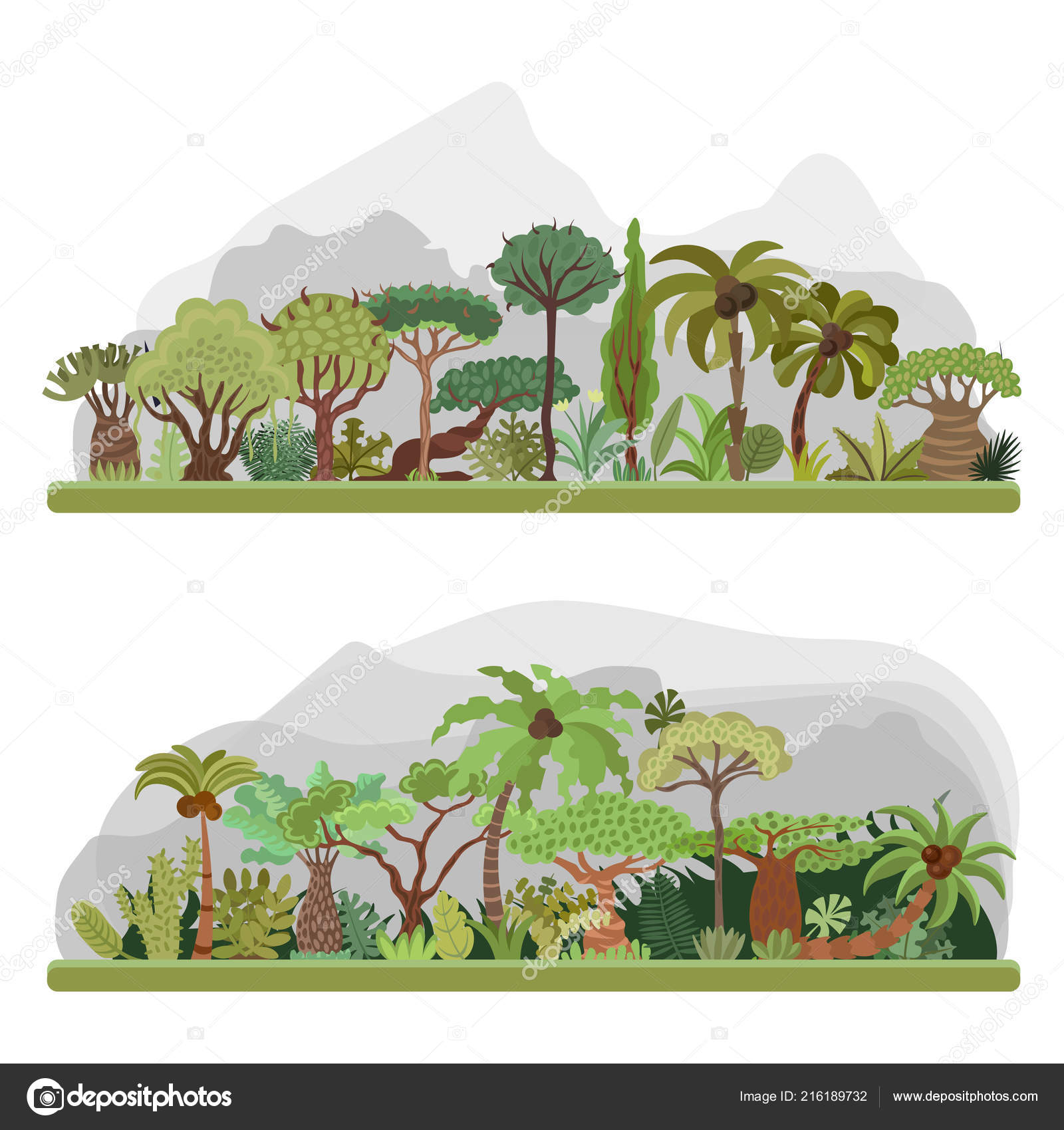 Jungle Tree Vector