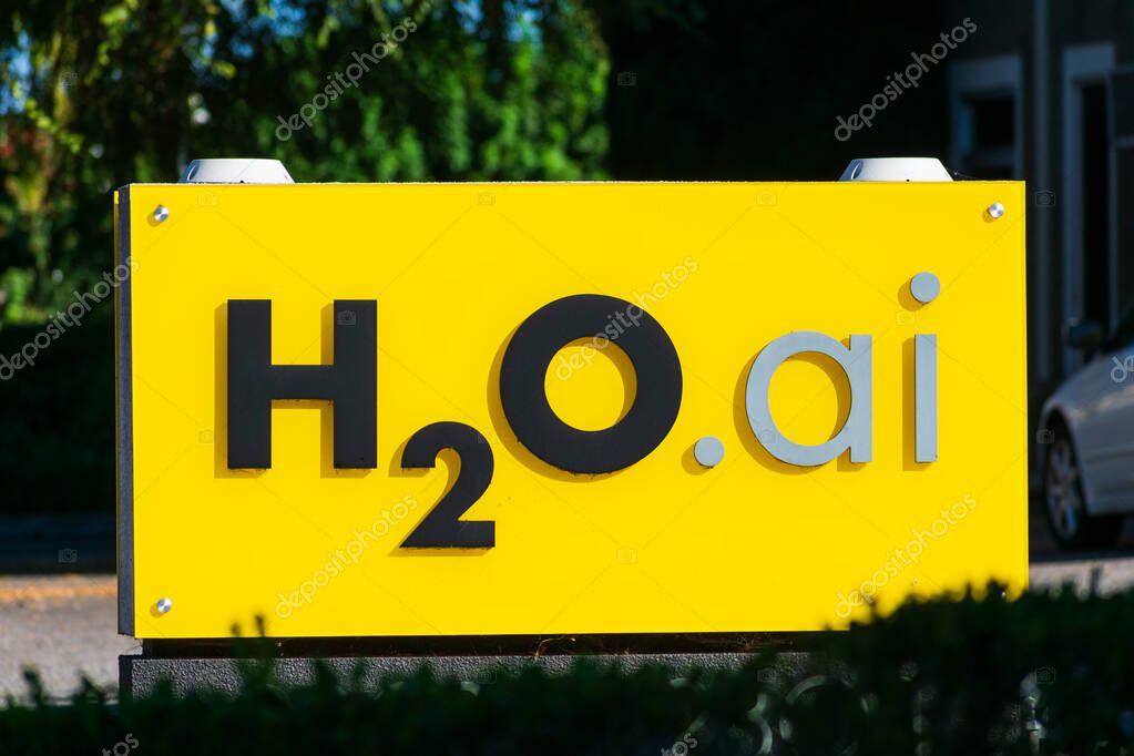 Firma H2O.ai en el cuartel general. H2O.ai es una empresa de plataforma ...